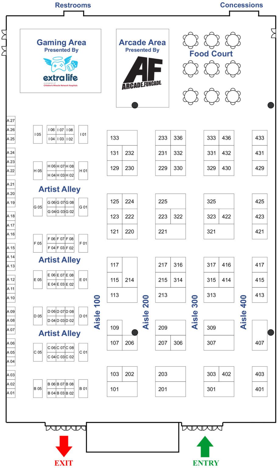 Show Maps - Comic Con Nebraska