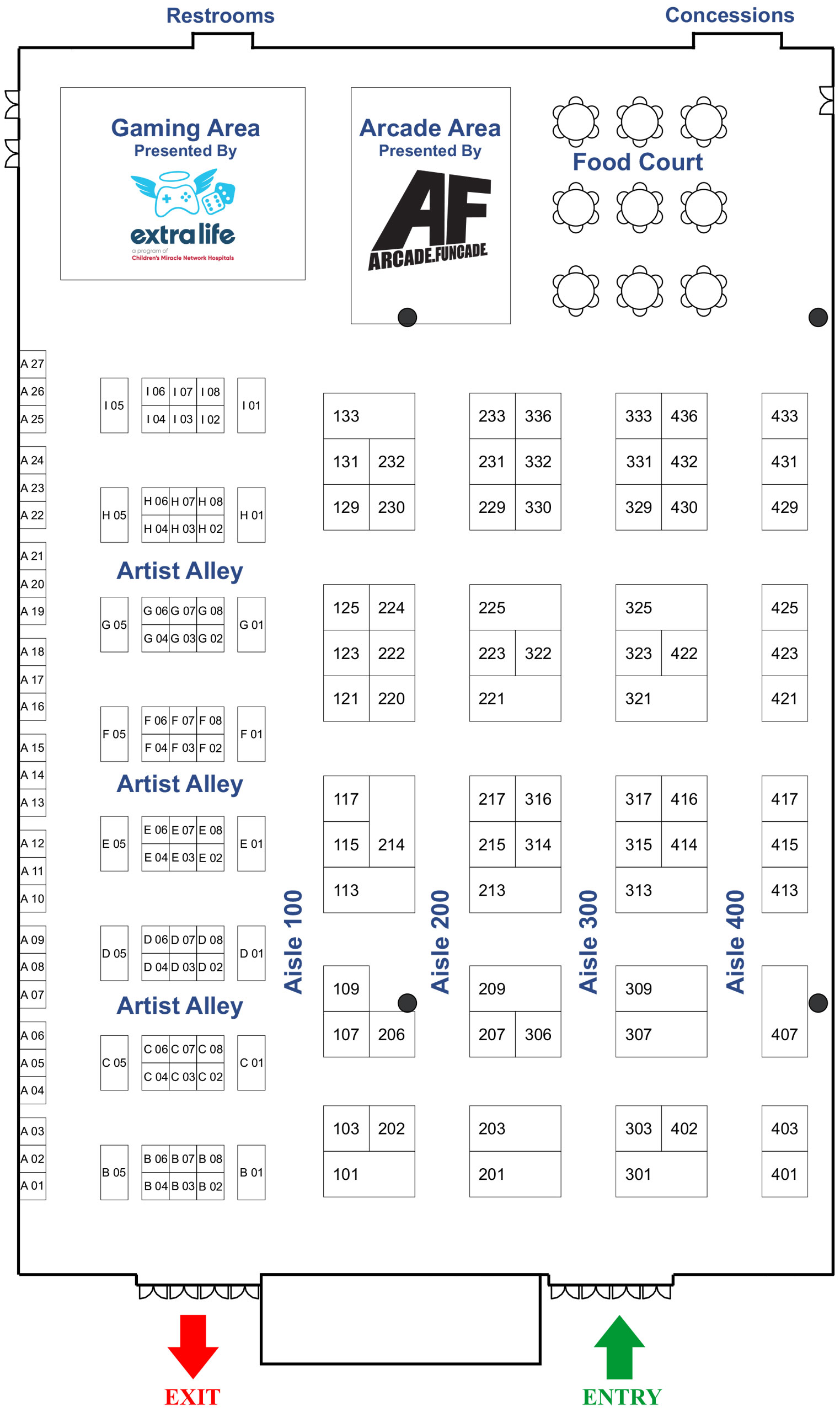 Show Maps - Comic Con Nebraska