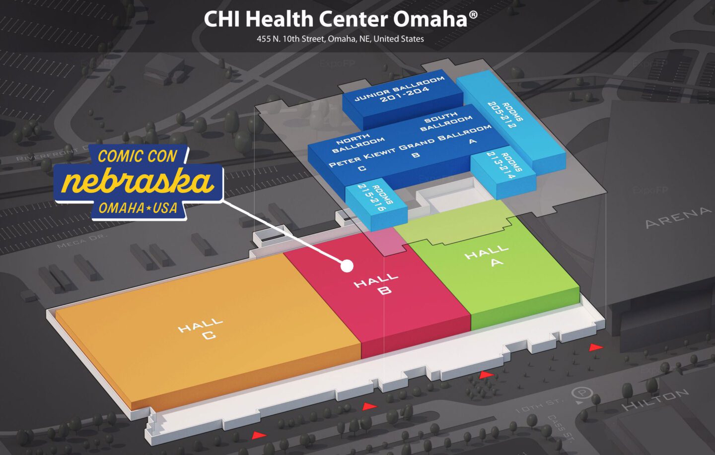 Show Maps - Comic Con Nebraska
